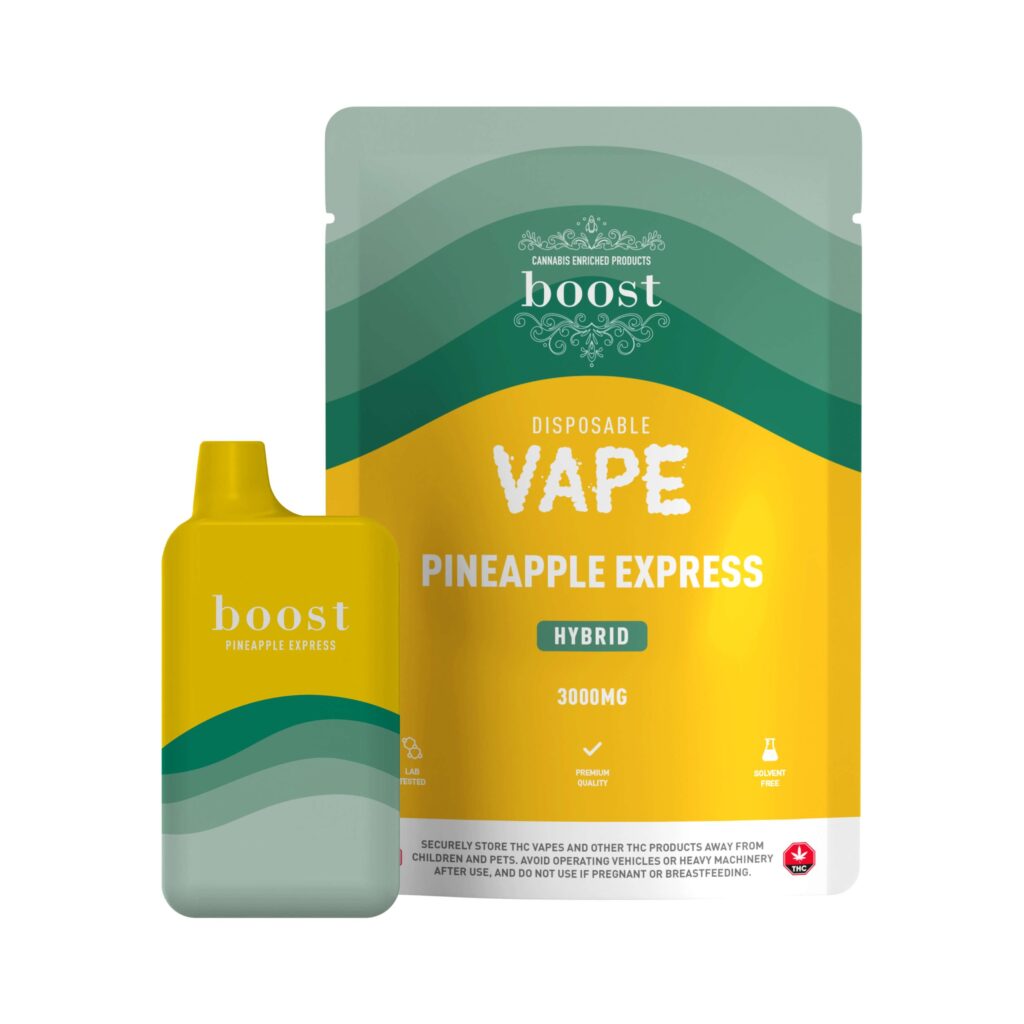 Boost – 3g Disposable THC Vape Pens – Pineapple Express - Hash Online ...