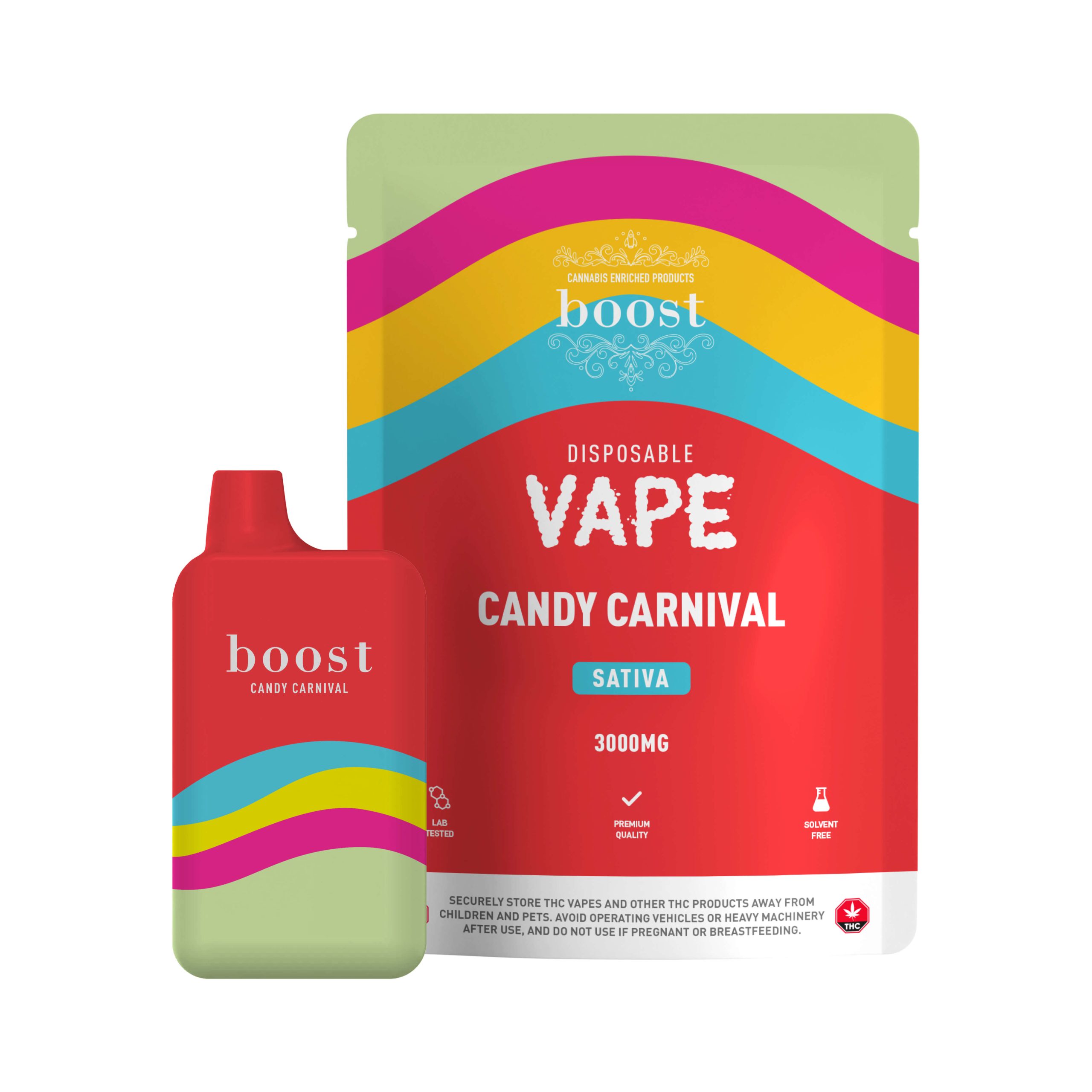 Boost – 3g Disposable THC Vape Pens – Candy Carnival - Hash Online Canada